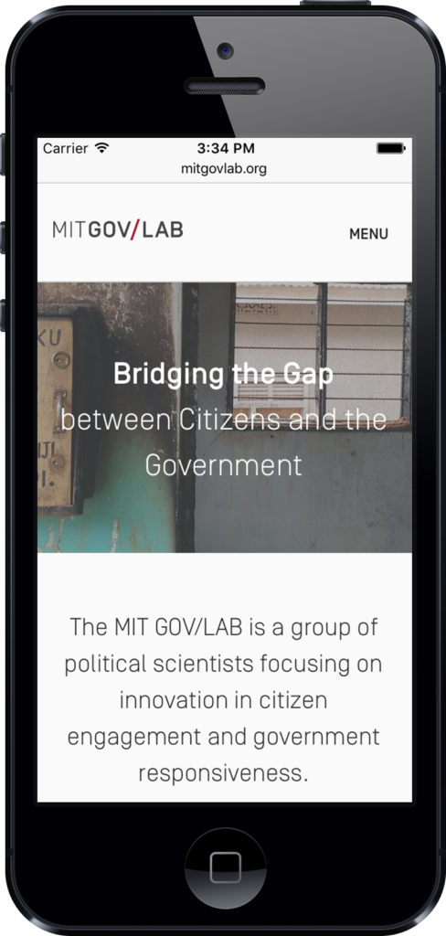 MIT GOV/LAB Integrated Design - Work-Shop Design Studio - Work-Shop Design Studio