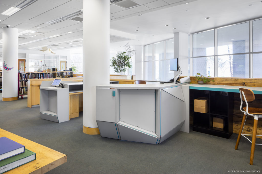 Olin College Library Circulation Desk - Work-Shop Design Studio - Work ...